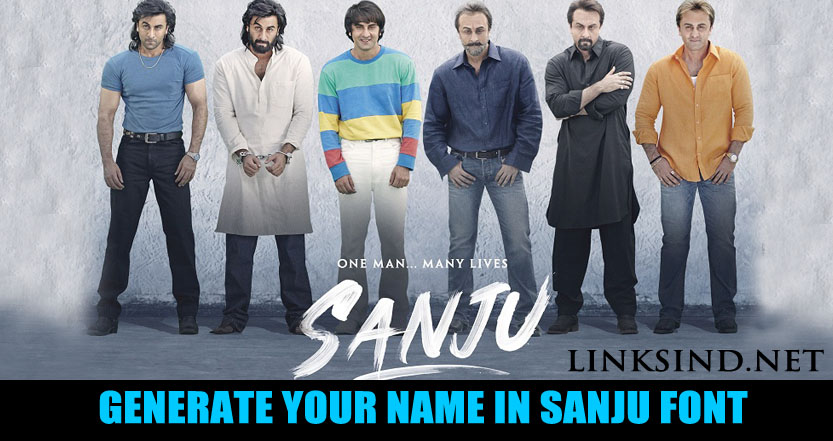 Sanju Style Name Generator - LinksInd
